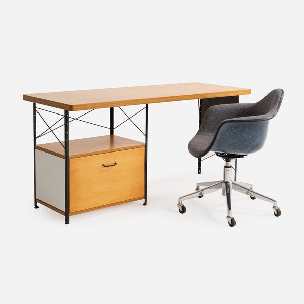 Case Study® Furniture Desk With Drawer and Fiberglass Panels – Modernica