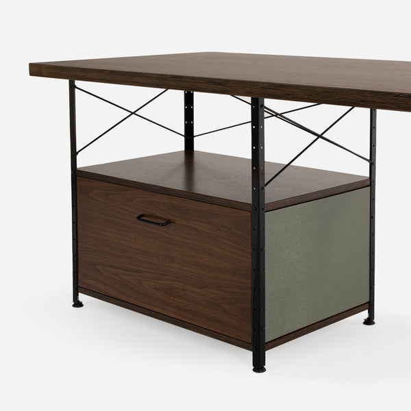 Case Study® Furniture Desk With Drawer and Fiberglass Panels – Modernica