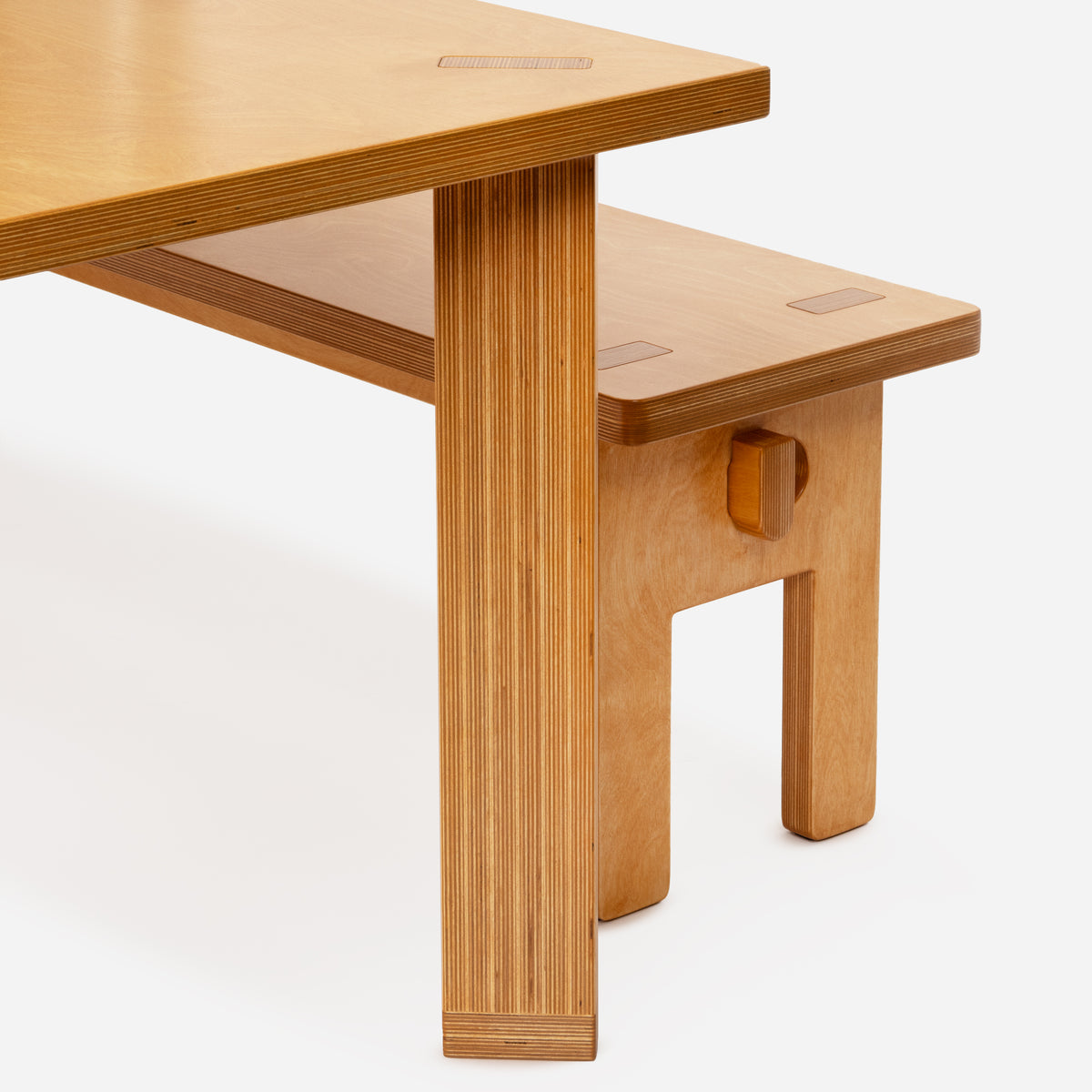 Case Study Furniture® Tenon Table + Benches Bundle Pack | Modernica ...