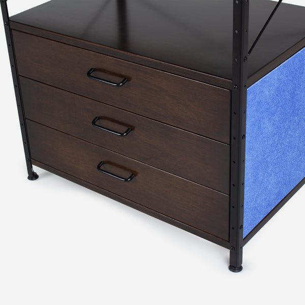 Case Study® Furniture Desk With 3 Drawers and Fiberglass Panels – Modernica