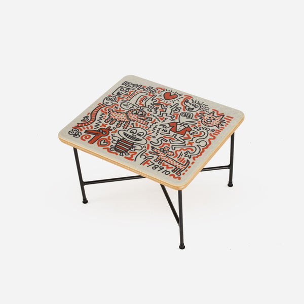 Keith Haring Case Study® Furniture Aiko X Base Table - Pets & Friends ...