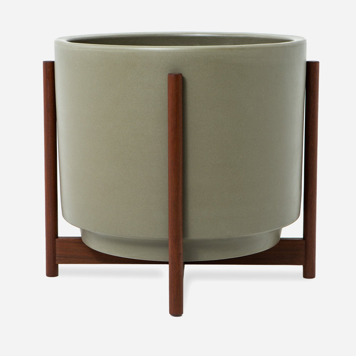 Case Study® Ceramics Raised Large High Pan with Wood Stand – Modernica Inc