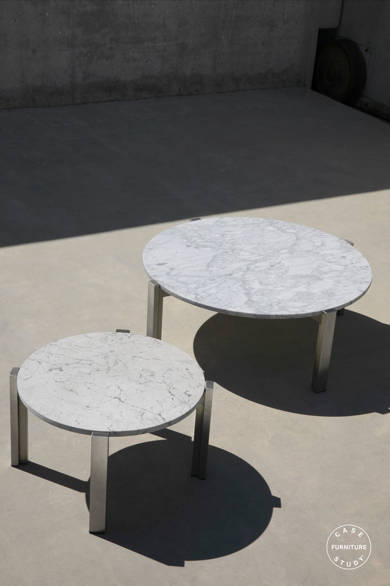 Case Study® Stainless Floating Marble Dining Table – Modernica Inc