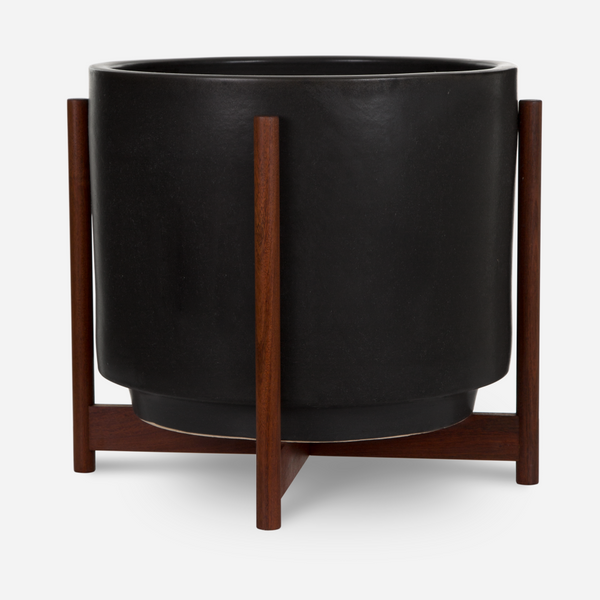 Case Study® Ceramics Raised Large High Pan with Wood Stand – Modernica Inc